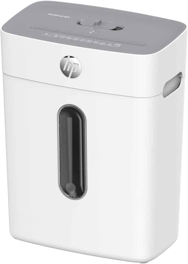 Test du destructeur de documents HP OneShred 8CC